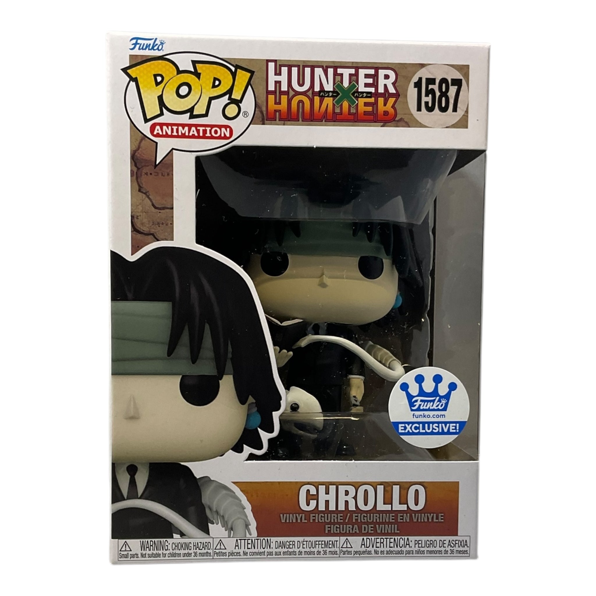 Hunter X Hunter #1587 Chrollo Funko Exclusive Funko Pop (Imperfect Box ...